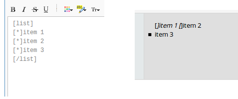 Bulleted and numberd lists problem with multiple elements em insted of ...