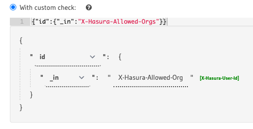 Permissions array operators: Check if array column contains value · Issue #7346 · hasura/graphql ...