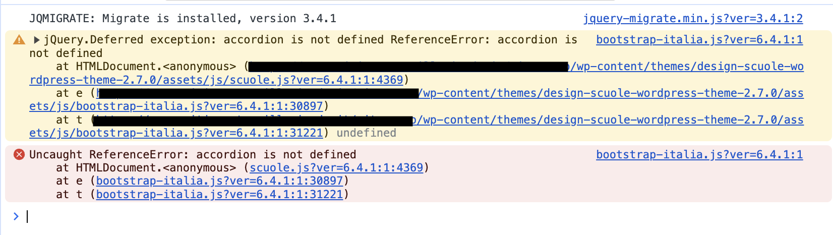 Didattica - La nostra offerta formativa - Indirizzi di studio non cliccabili (Accordion non ...