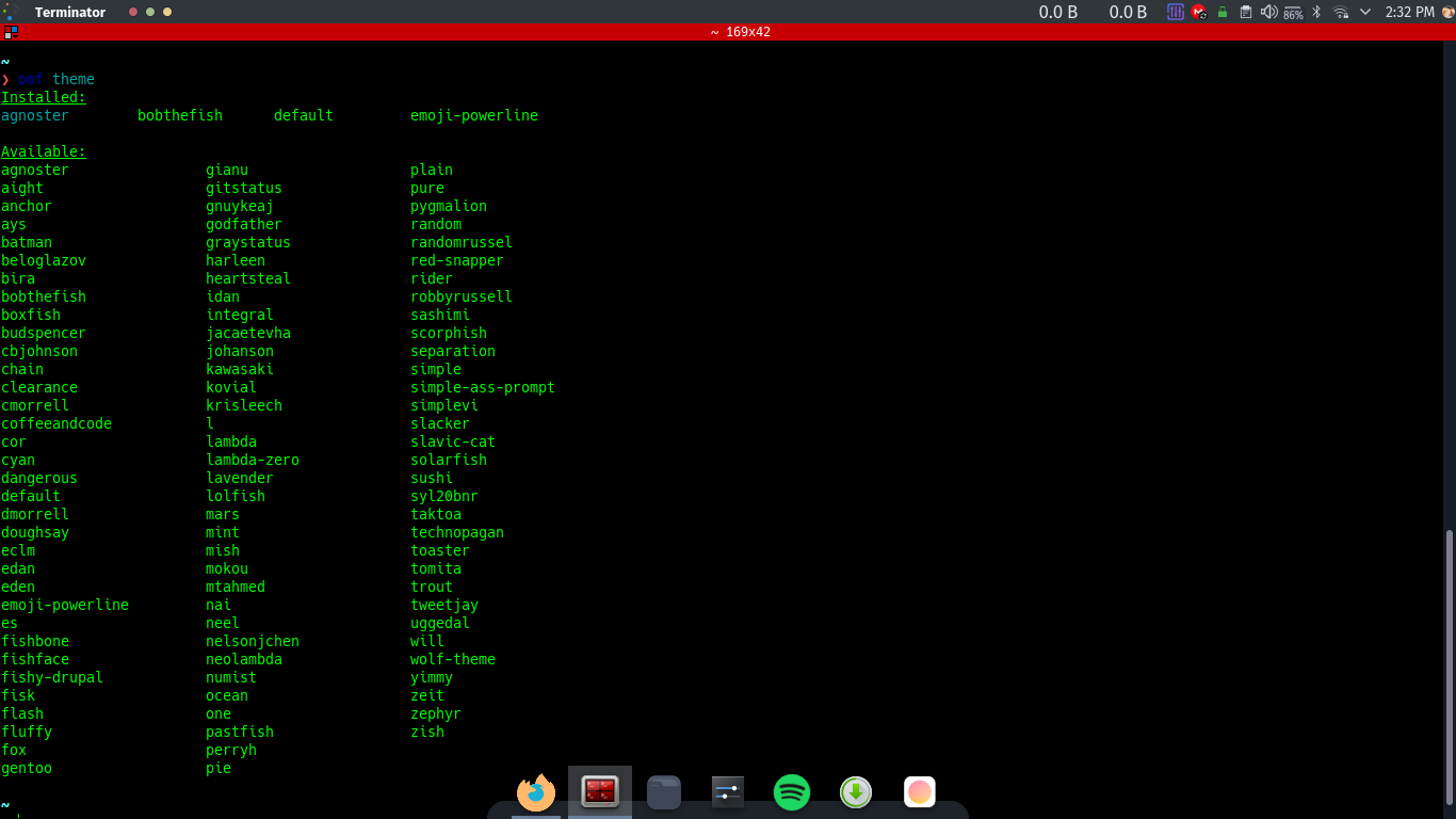 Omf theme not changing · Issue #671 · oh-my-fish/oh-my-fish · GitHub