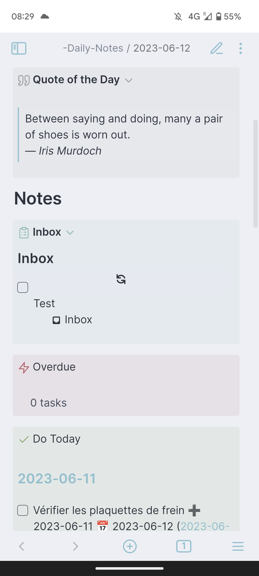 warning triggers when checking todoist-plugin task inside a callout · Issue #2031 · obsidian ...