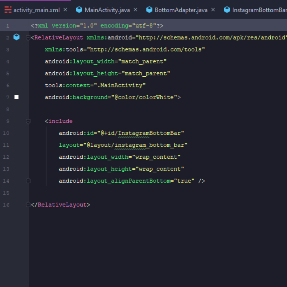 GitHub - chiheb-ben-jamaa/InstagramBottomBar