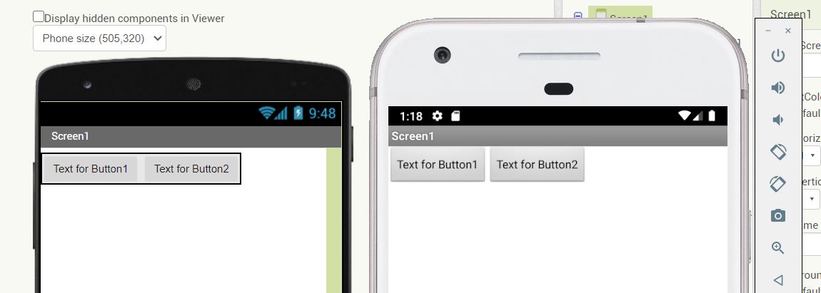 Redesigned Status Bar of Designer · Issue #2336 · mit-cml/appinventor-sources · GitHub