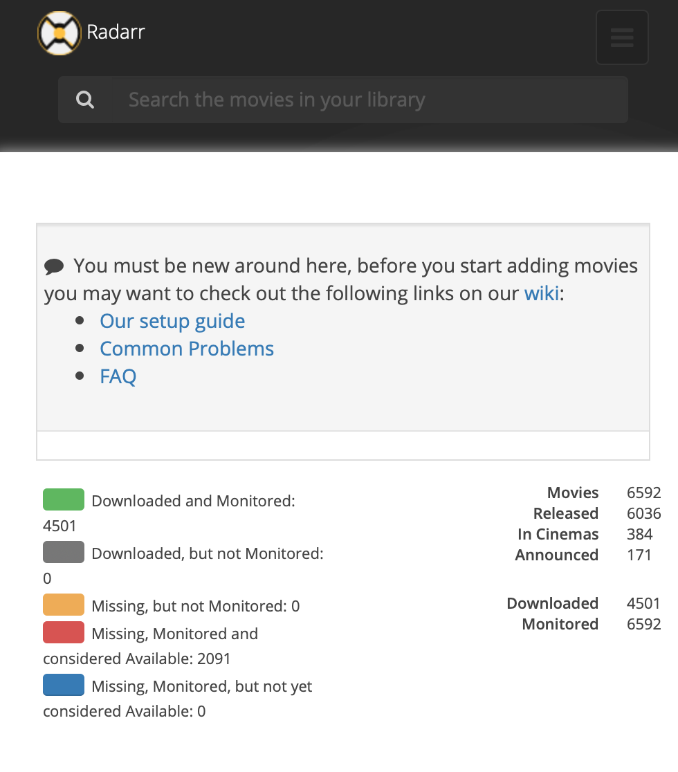 Cannot see movies on home page · Issue #3574 · Radarr/Radarr · GitHub Cannot see movies on home page · Issue #3574 · Radarr/Radarr · GitHub