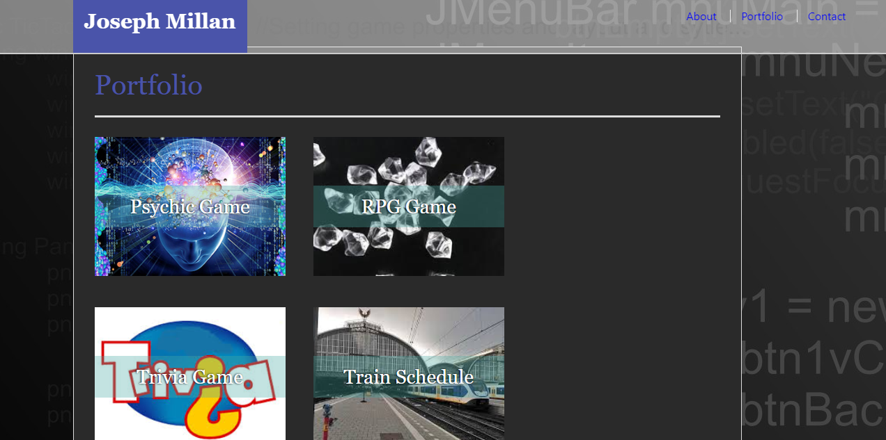 GitHub - JMillan13/Bootstrap-Portfolio