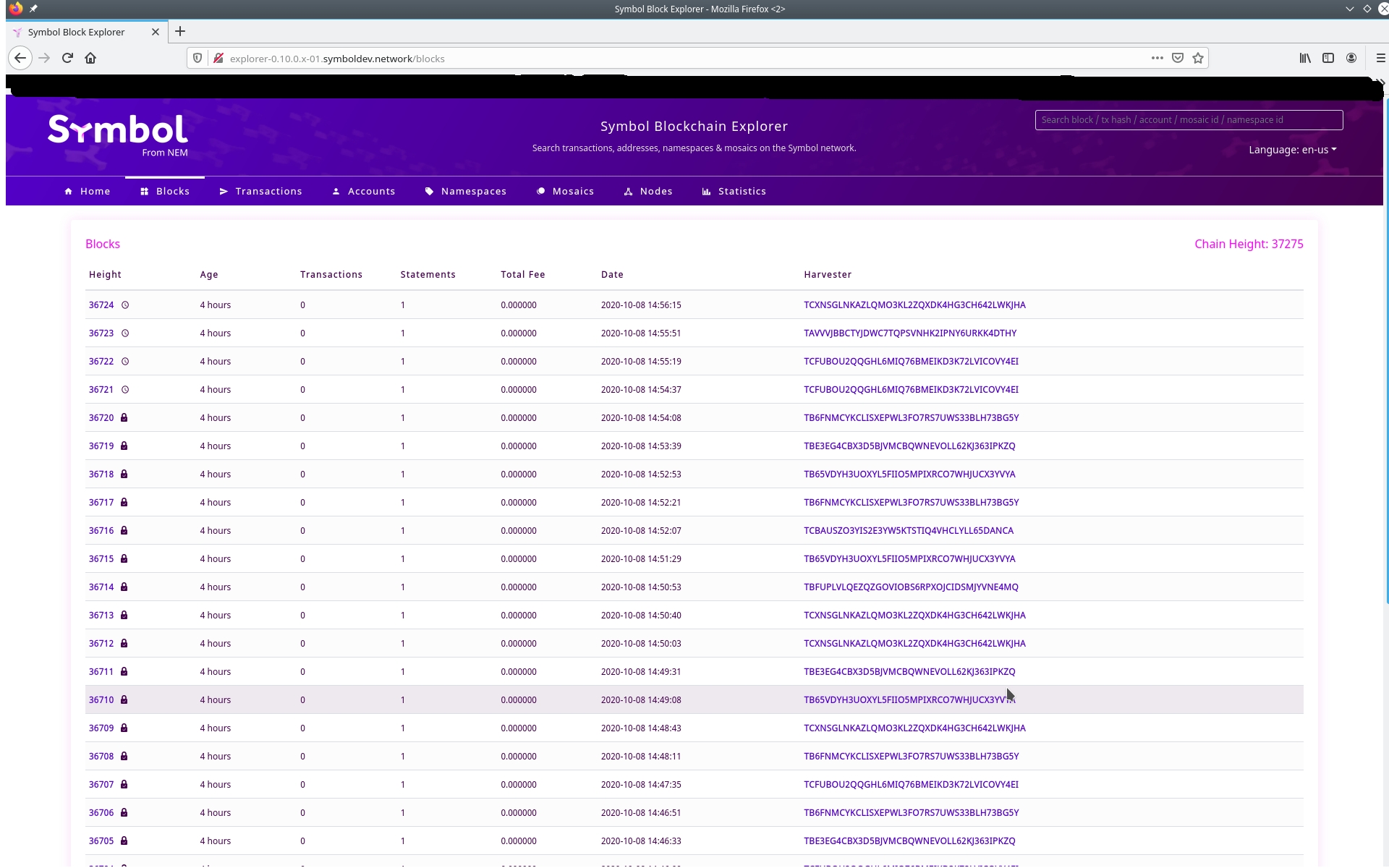 Finalized Blocks are not up to date · Issue #675 · symbol/explorer · GitHub