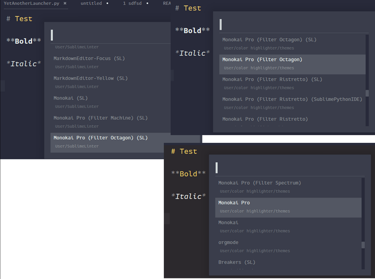 What S The Correct Way To Use Monokai Pro With Markdown Editing · Issue 36 · Monokai Monokai