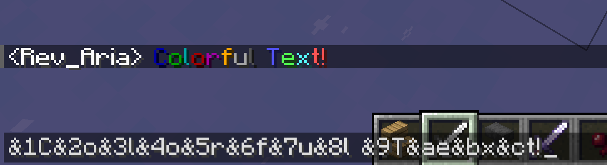 GitHub - CPTProgrammer/ChatPlus: A Simple mod add bukkit style with an "&" and "[item]" display ...