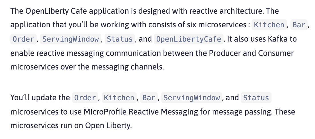 Peer Review 2 · Issue #31 · OpenLiberty/guide-microprofile-reactive-messaging · GitHub