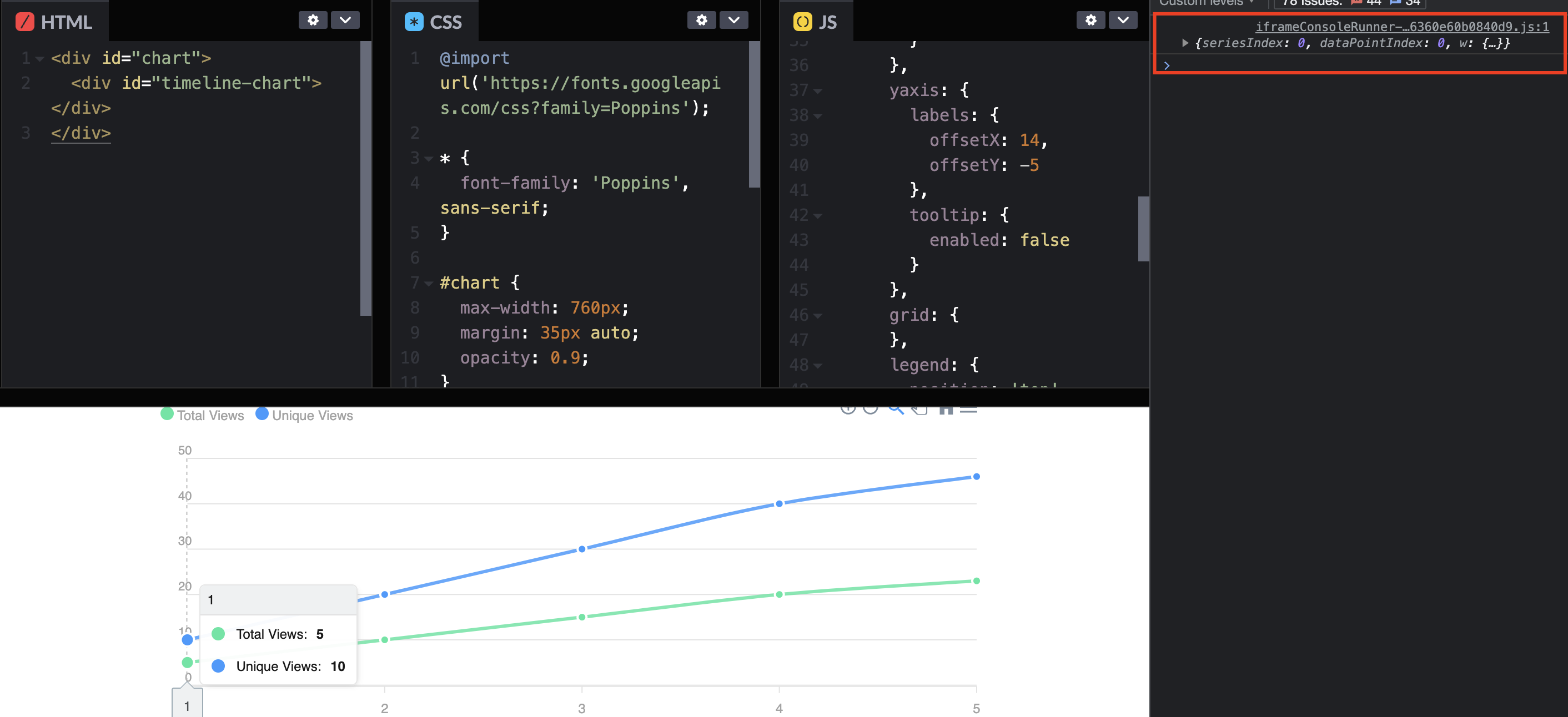 Event markerClick return seriesIndex is wrong, when click first marker with multiple line chart ...