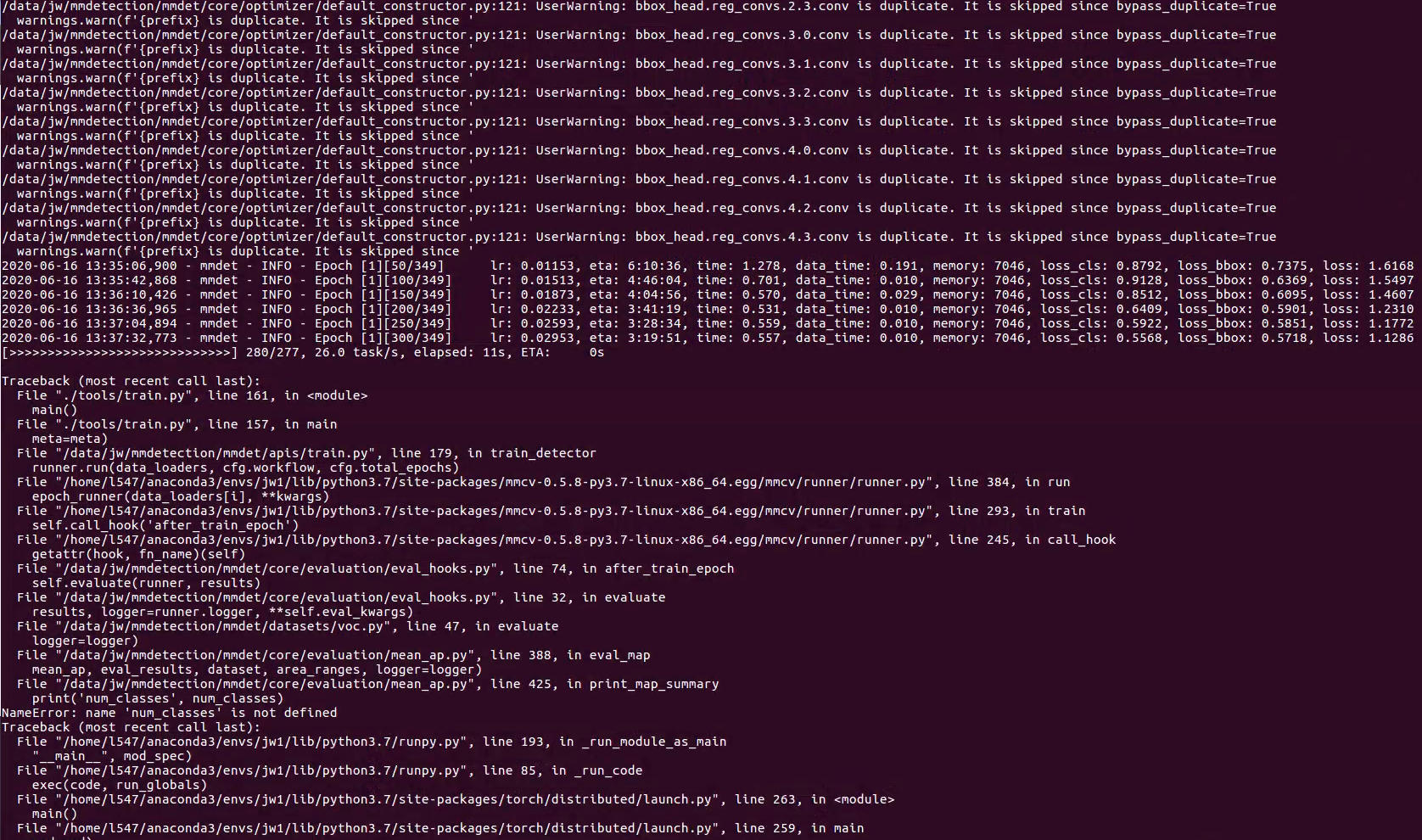 List of Index out of range while training · Issue #3034 · open-mmlab ...