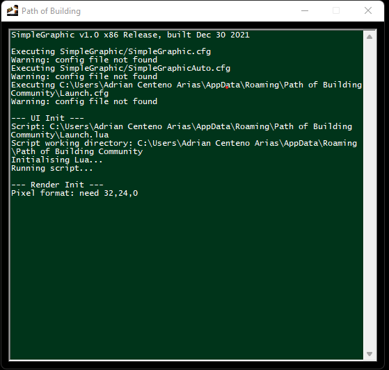 New crash on startup · Issue #4509 · PathOfBuildingCommunity/PathOfBuilding · GitHub