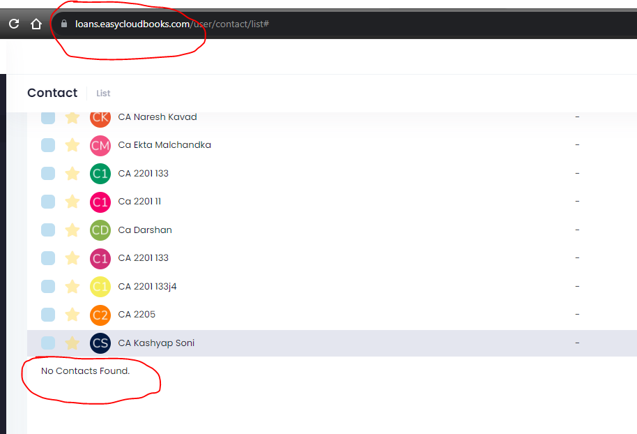 Contact Page- when apply query to contact list it does not applied By Kailash Joshi · Issue ...