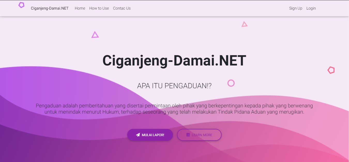 GitHub - NoviHe/CiganjengDamai-pengaduan-app: Ciganjeng Damai adalah sebuah aplikasi pengaduan ...