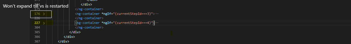 Expand/collapse html & code · Issue #80547 · microsoft/vscode · GitHub