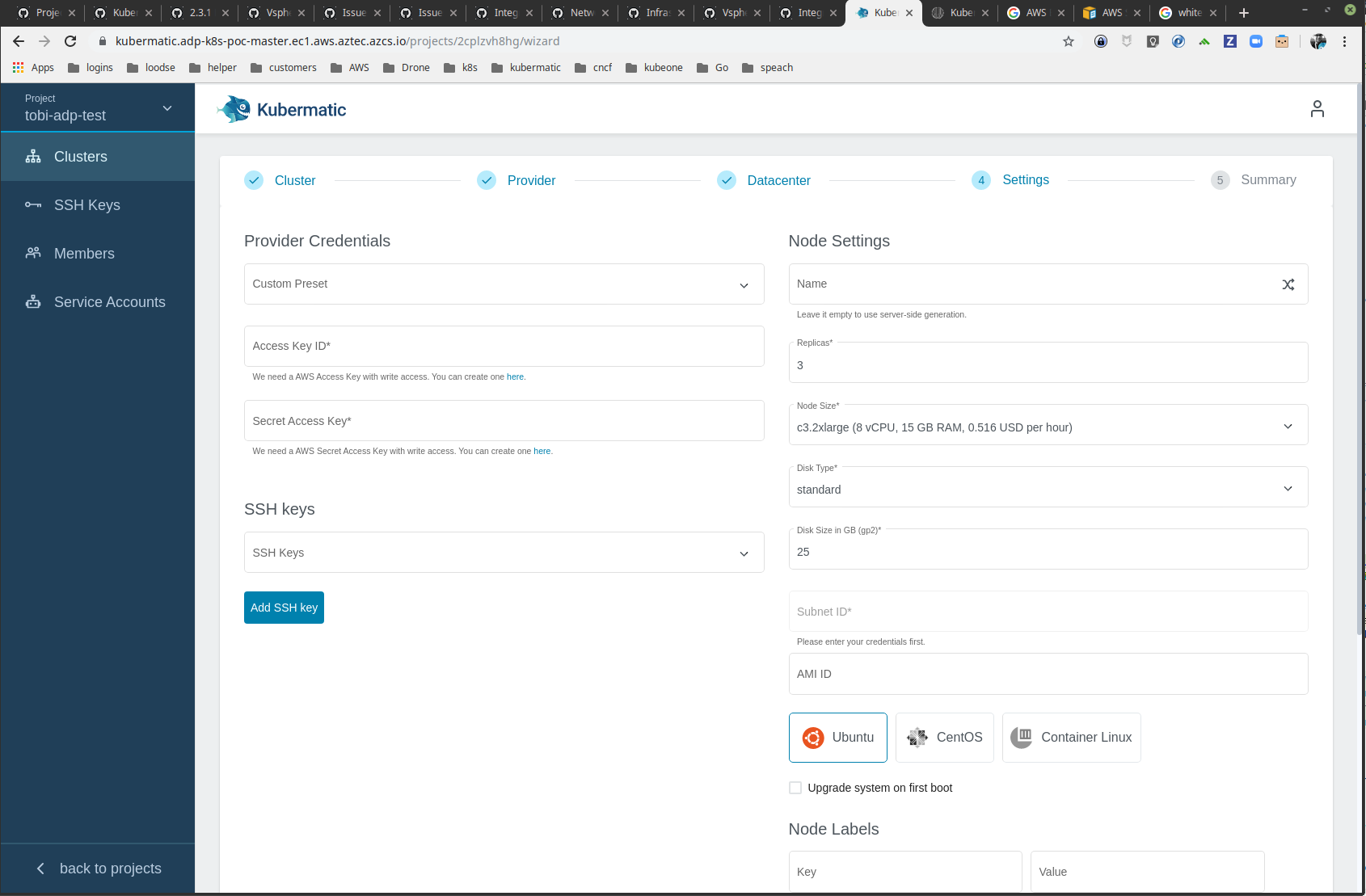 User Expierence For Extended Options · Issue 1571 · Kubermatic Dashboard · Github