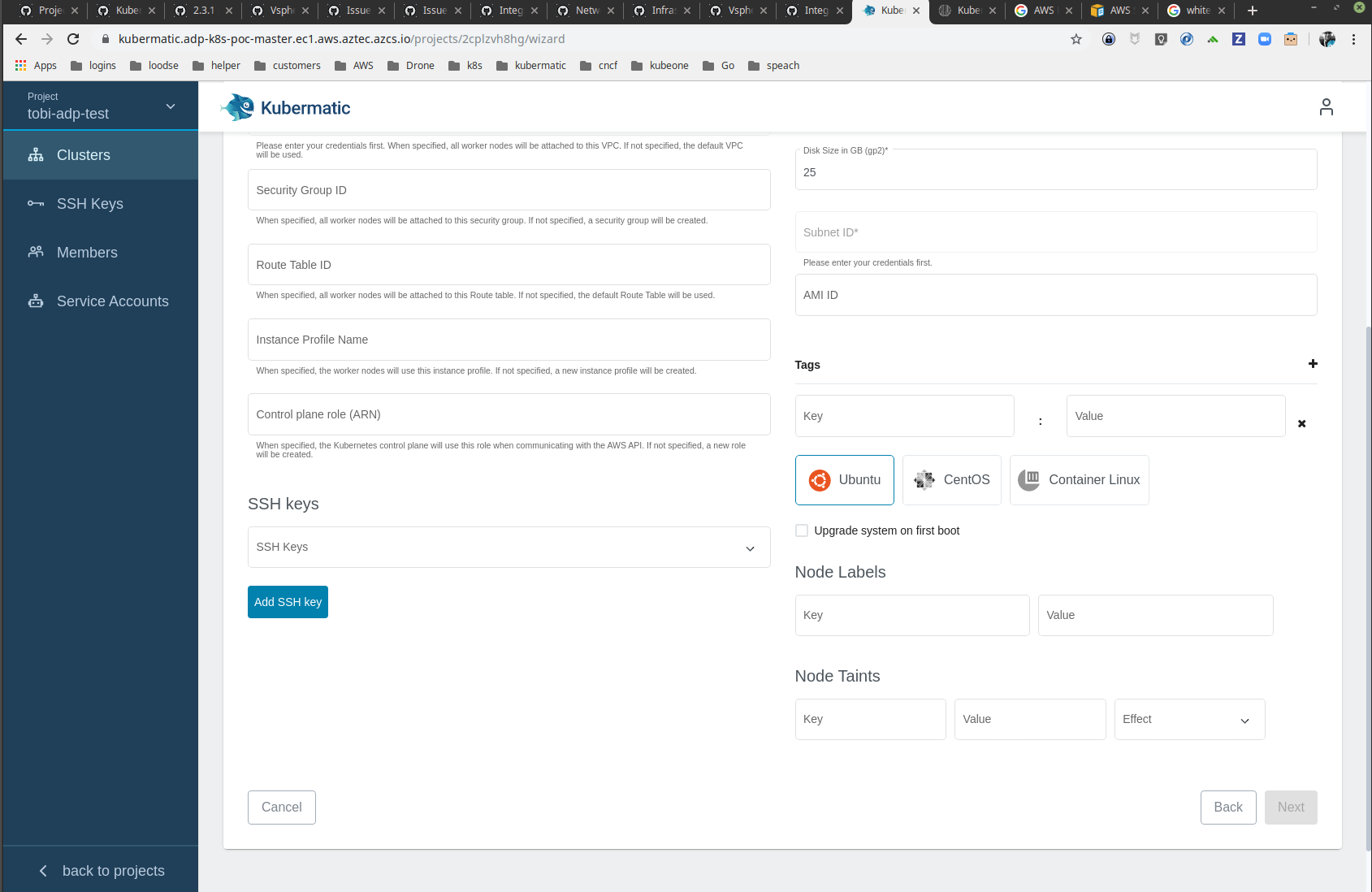User Expierence for "extended options" · Issue #1571 · kubermatic/dashboard · GitHub