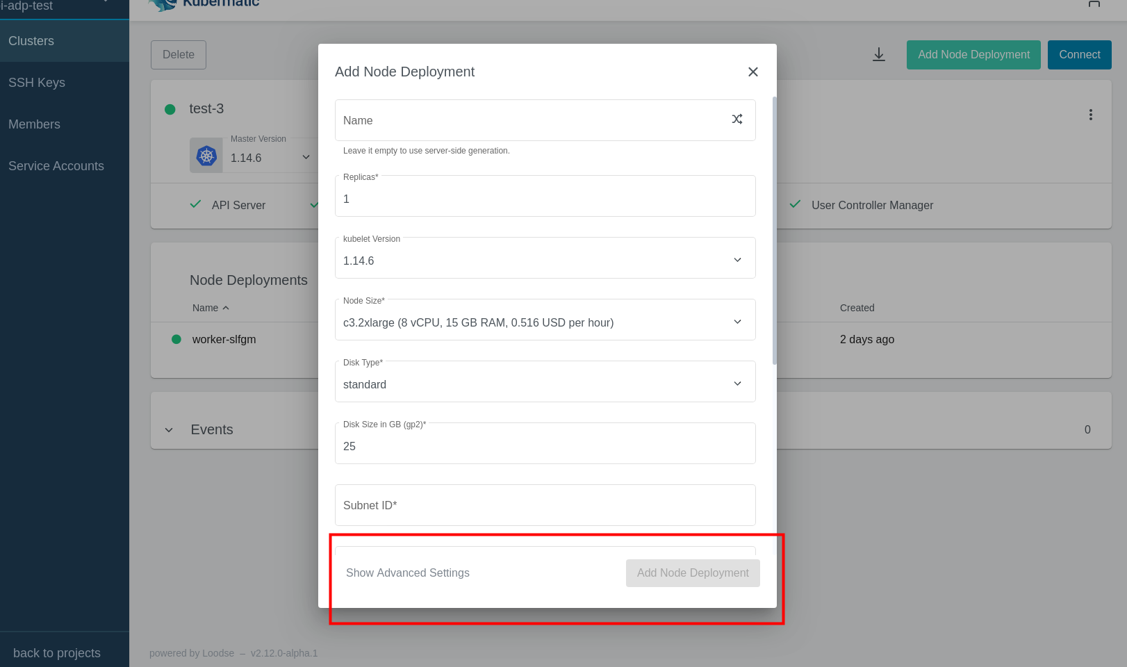 User Expierence for "extended options" · Issue #1571 · kubermatic/dashboard · GitHub