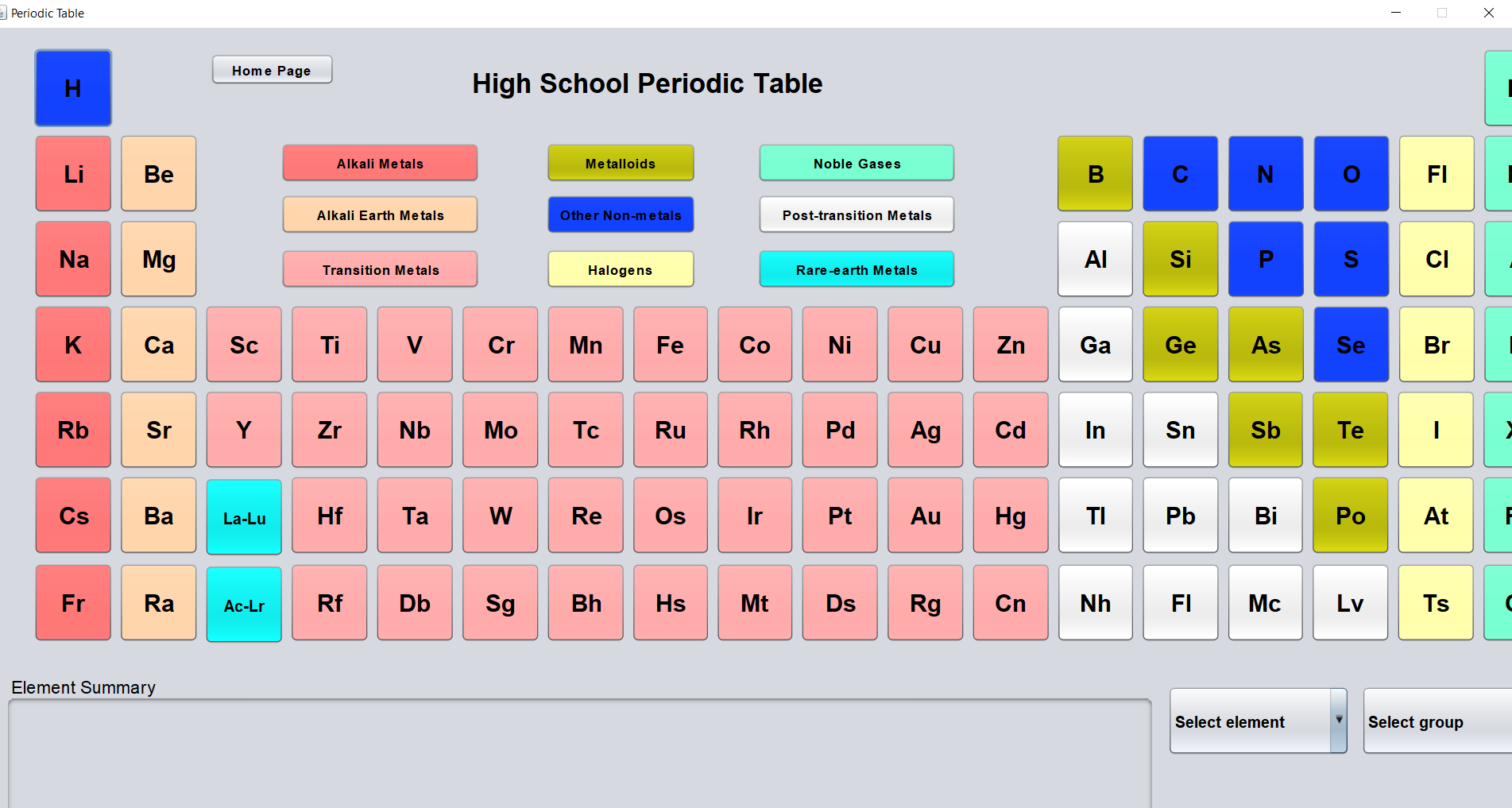GitHub - ZakareaYoosuf/High-School-Periodic-Table: The 2019-2020 ...