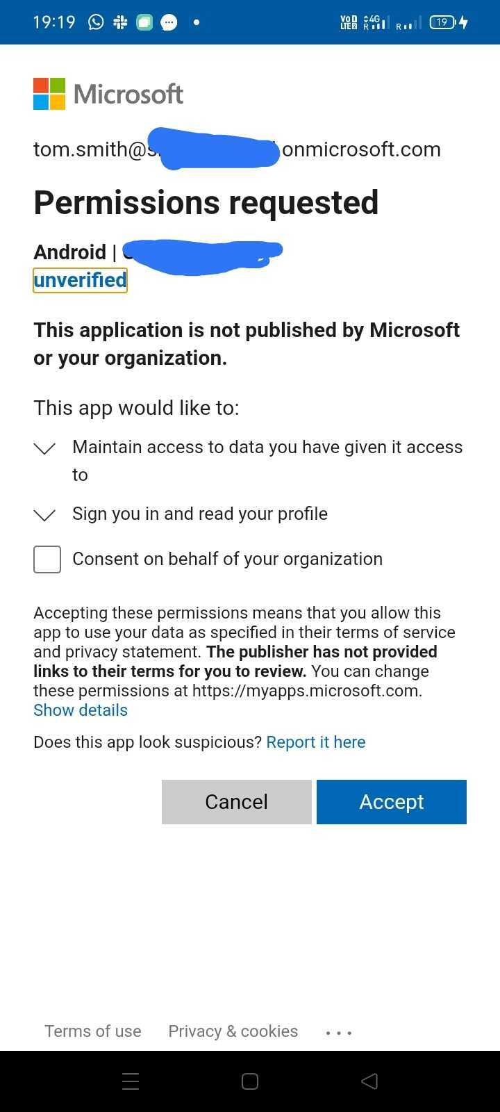 Multi tenancy not supported · Issue #84 · microsoftconnect/ms-intune-app-sdk-android · GitHub