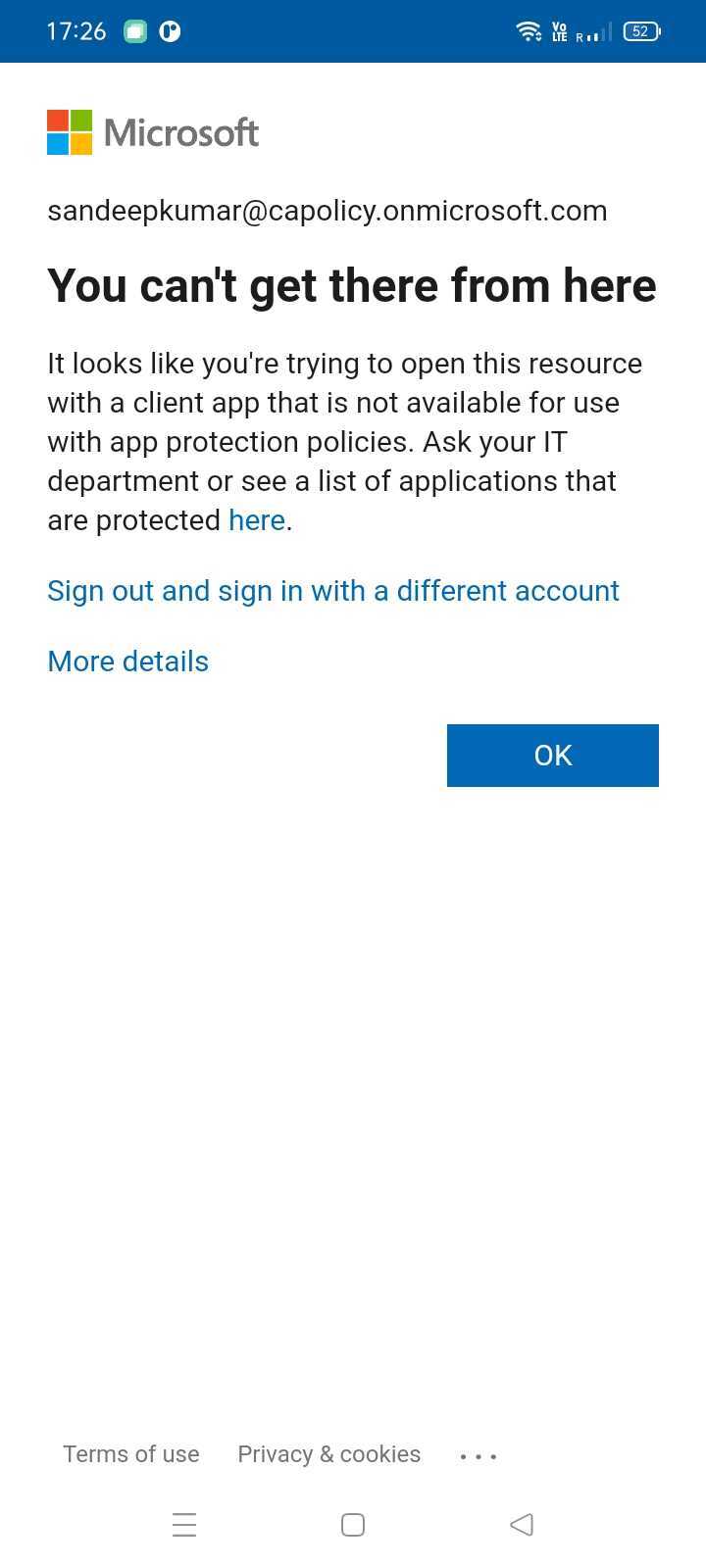 Unable to register for MAM with Conditional Access flow · Issue #106 · microsoftconnect/ms ...