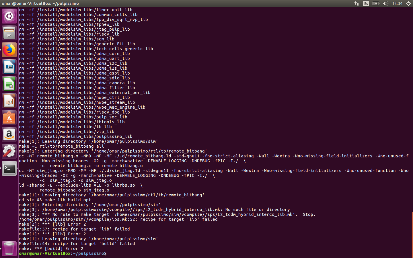 Get Error When I Make Clean Build · Issue 75 · Pulp Platform
