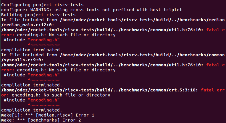 fatal error: encoding.h not found · Issue #6 · chipsalliance/rocket-tools · GitHub
