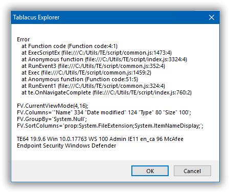UNC path sorting exception · Issue #245 · tablacus/TablacusExplorer · GitHub