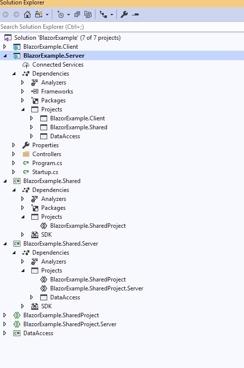 Csla Blazor Example is including DataAccess.dll on the client · Issue #1350 · MarimerLLC/csla ...