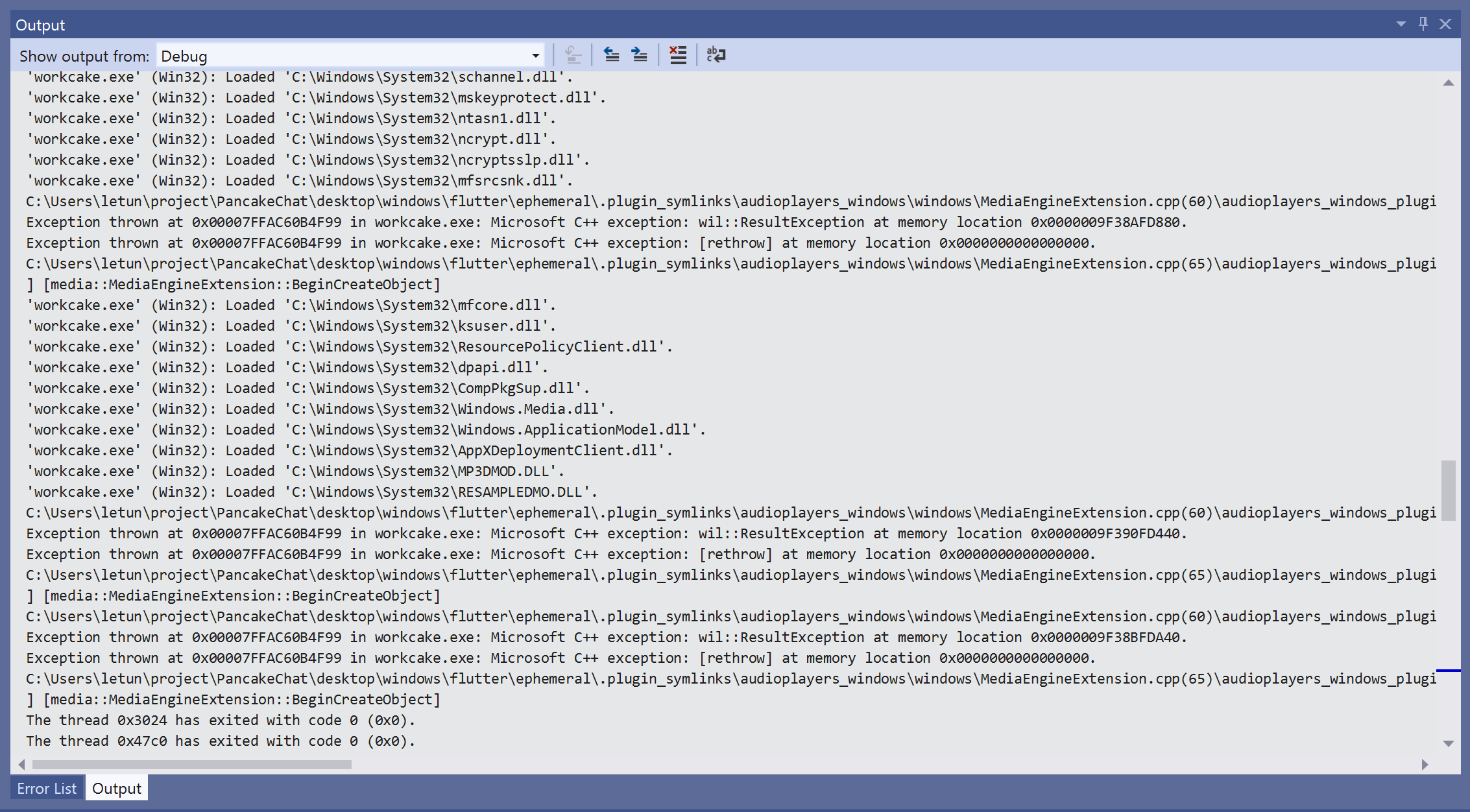 Log Debug Issue 1277 Bluefireteam audioplayers GitHub