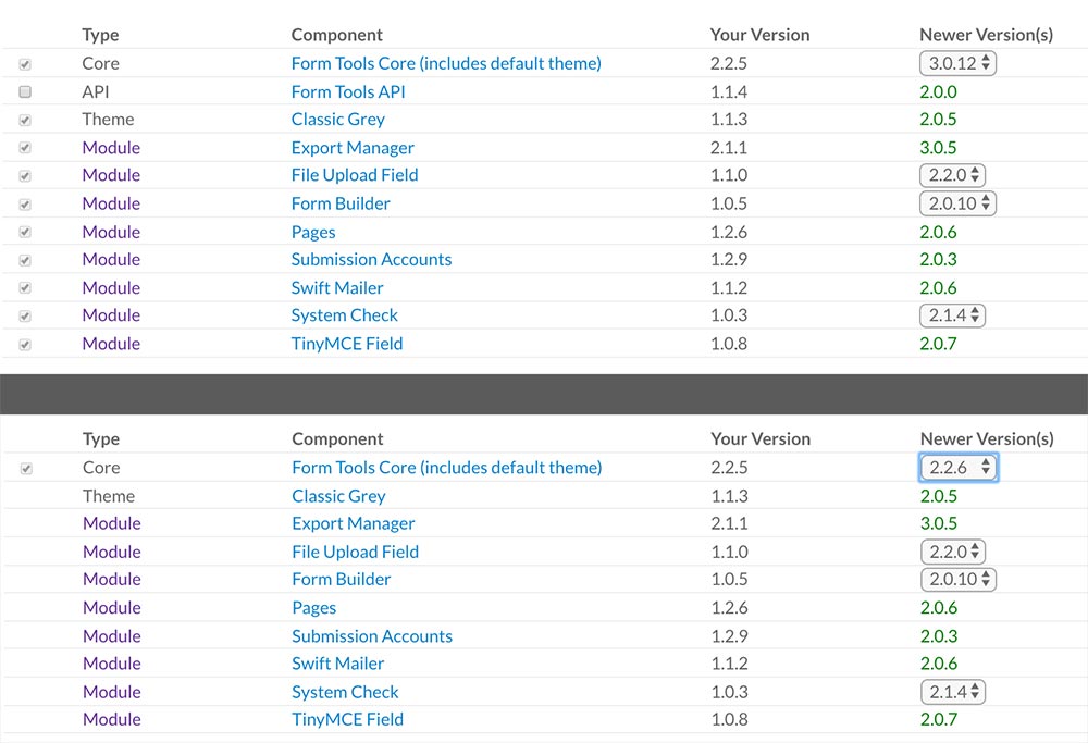 Update ftools to formtools · Issue #464 · formtools/core · GitHub