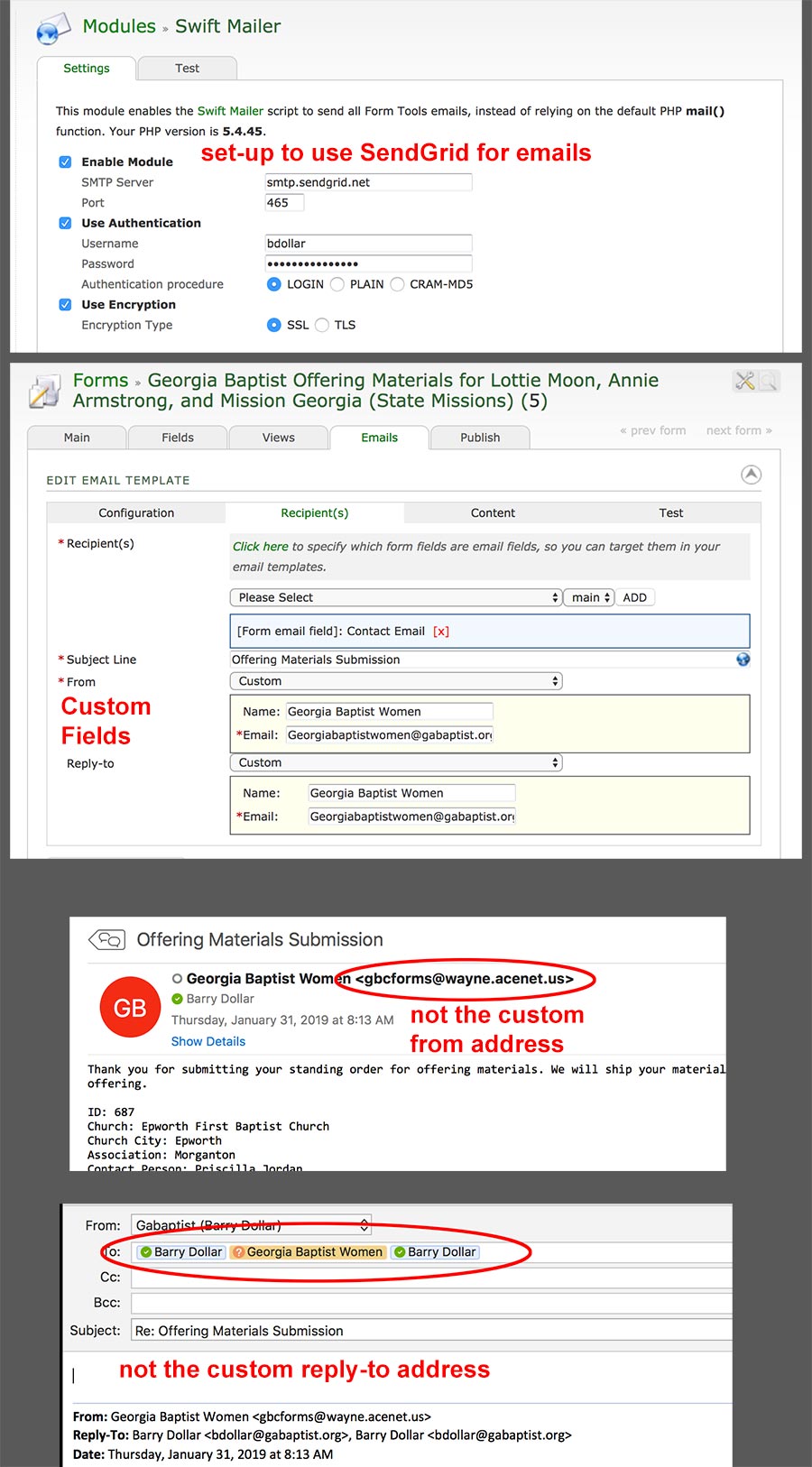 Formtools Swift Mailer Issue · Issue 470 · Formtools Core · Github