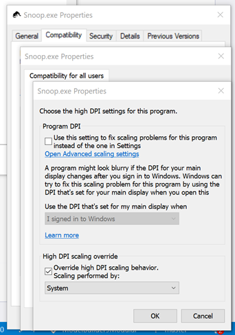 Display Scaling · Issue #252 · snoopwpf/snoopwpf · GitHub