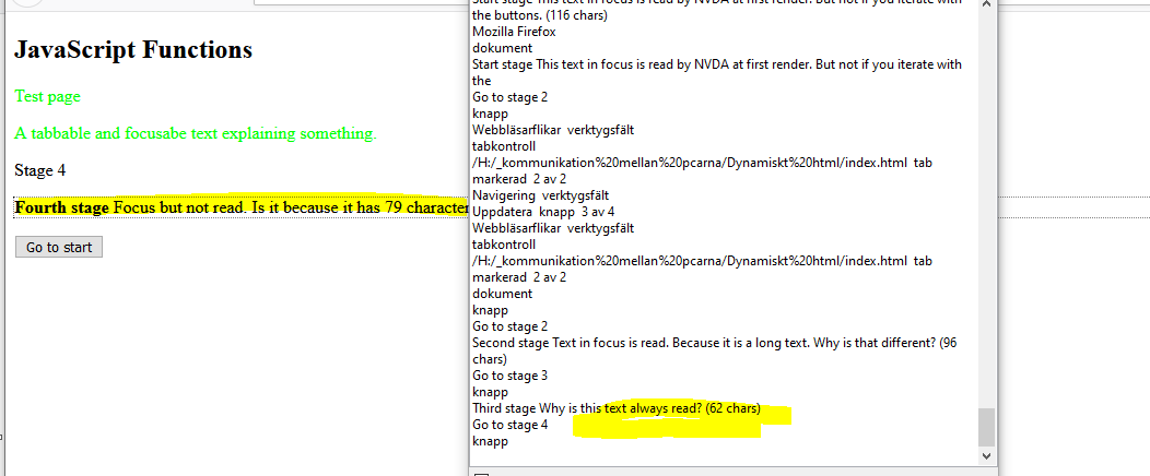 Element in focus is not read when dynamic html is used · Issue #12096 · nvaccess/nvda · GitHub