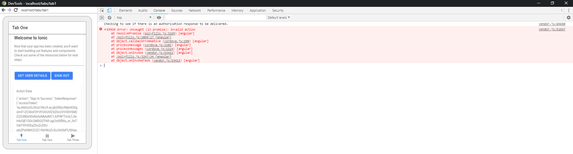 Error Callback · Issue #2 · oktadev/okta-ionic-4-login-example · GitHub
