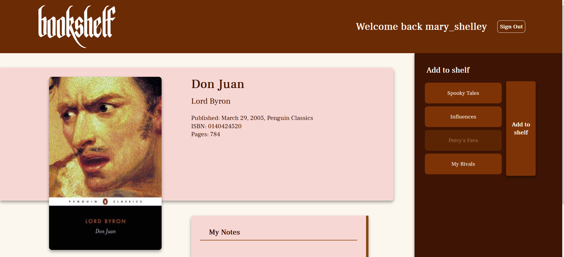 GitHub - lmmfoy/Bookshelf: Cozy little library to keep track of your ...