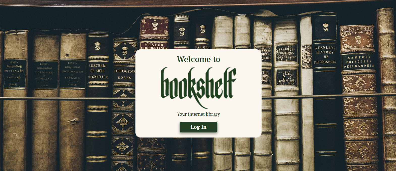 GitHub - lmmfoy/Bookshelf: Cozy little library to keep track of your ...