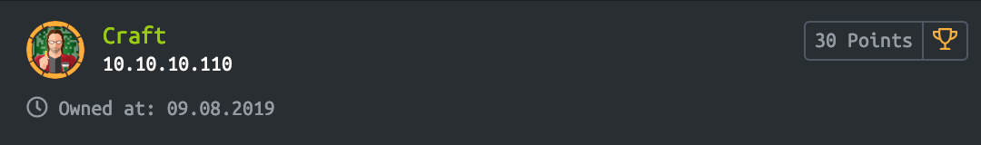 GitHub - tilznit/craft.htb: Write up for the craft machine from hackthebox