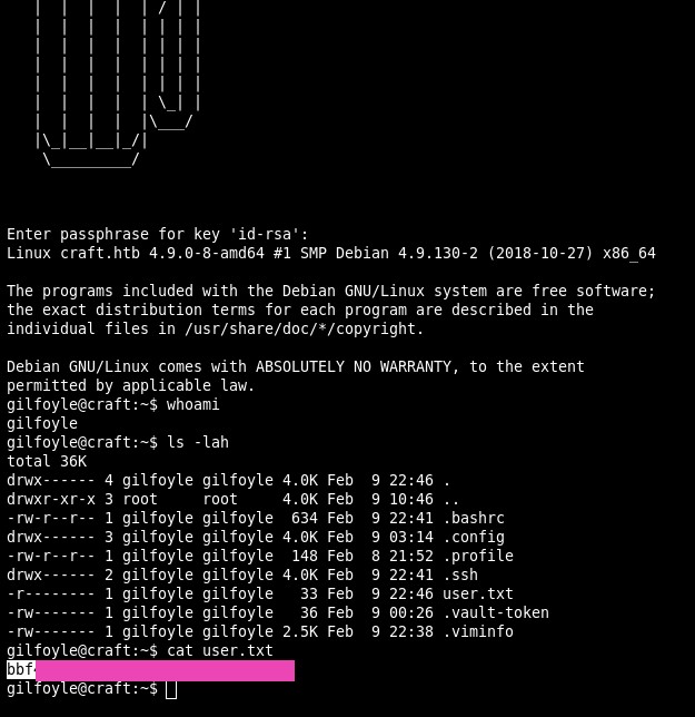 GitHub - tilznit/craft.htb: Write up for the craft machine from hackthebox