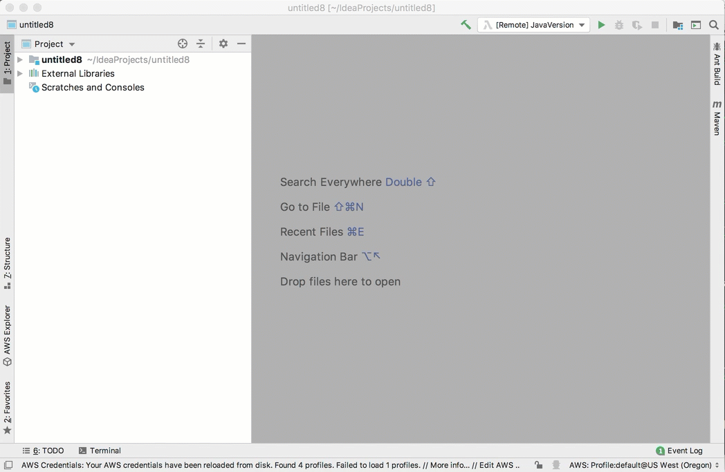 Explorer window sometimes does not load until region / credential is changed · Issue #1219 · aws ...
