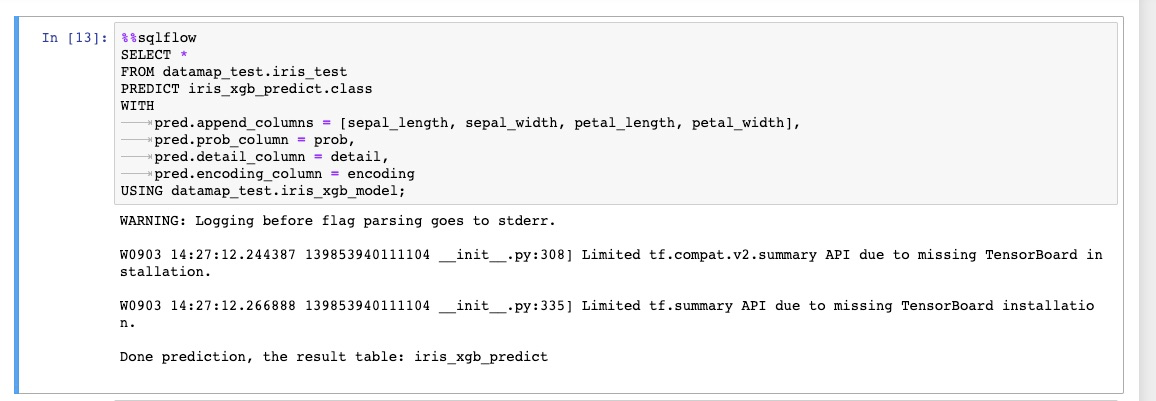 Issue About The Format Of Predict Clause · Issue 766 · Sql Machine Learningsqlflow · Github