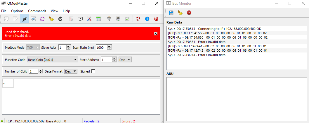 Reading Out Coils Are Invalid · Issue 33 · Iobrokeriobrokermodbus · Github