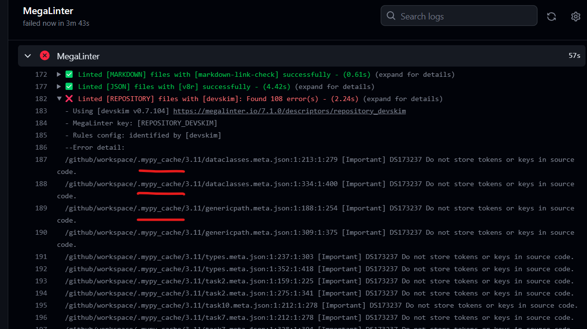 devskim scans through linter cache of other linters · Issue #2785 · oxsecurity/megalinter · GitHub