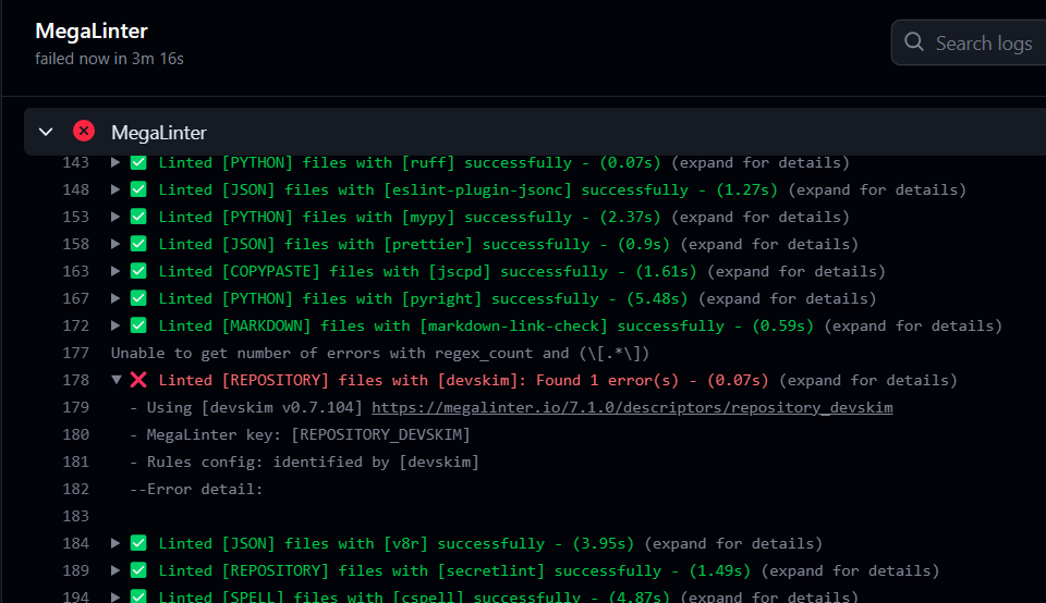 devskim scans through linter cache of other linters · Issue #2785 · oxsecurity/megalinter · GitHub