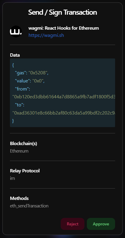 Usesendtransaction Does Not Work Via Walletconnect 20 · Issue 2061 · Wevmwagmi · Github 