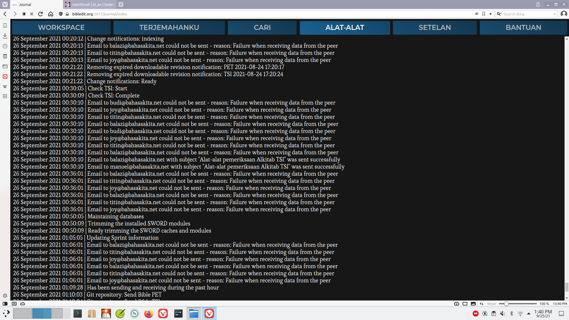 Gmail weird server reply · Issue #681 · bibledit/cloud · GitHub