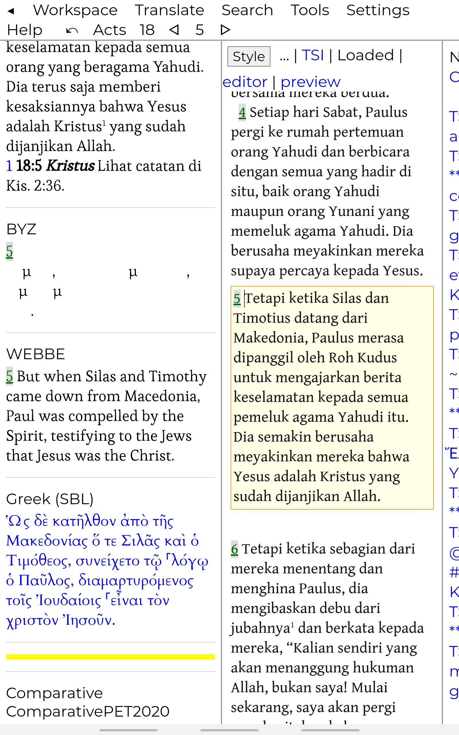 Bibledit client does not display Byzantine USFM resource · Issue #695 · bibledit/cloud · GitHub
