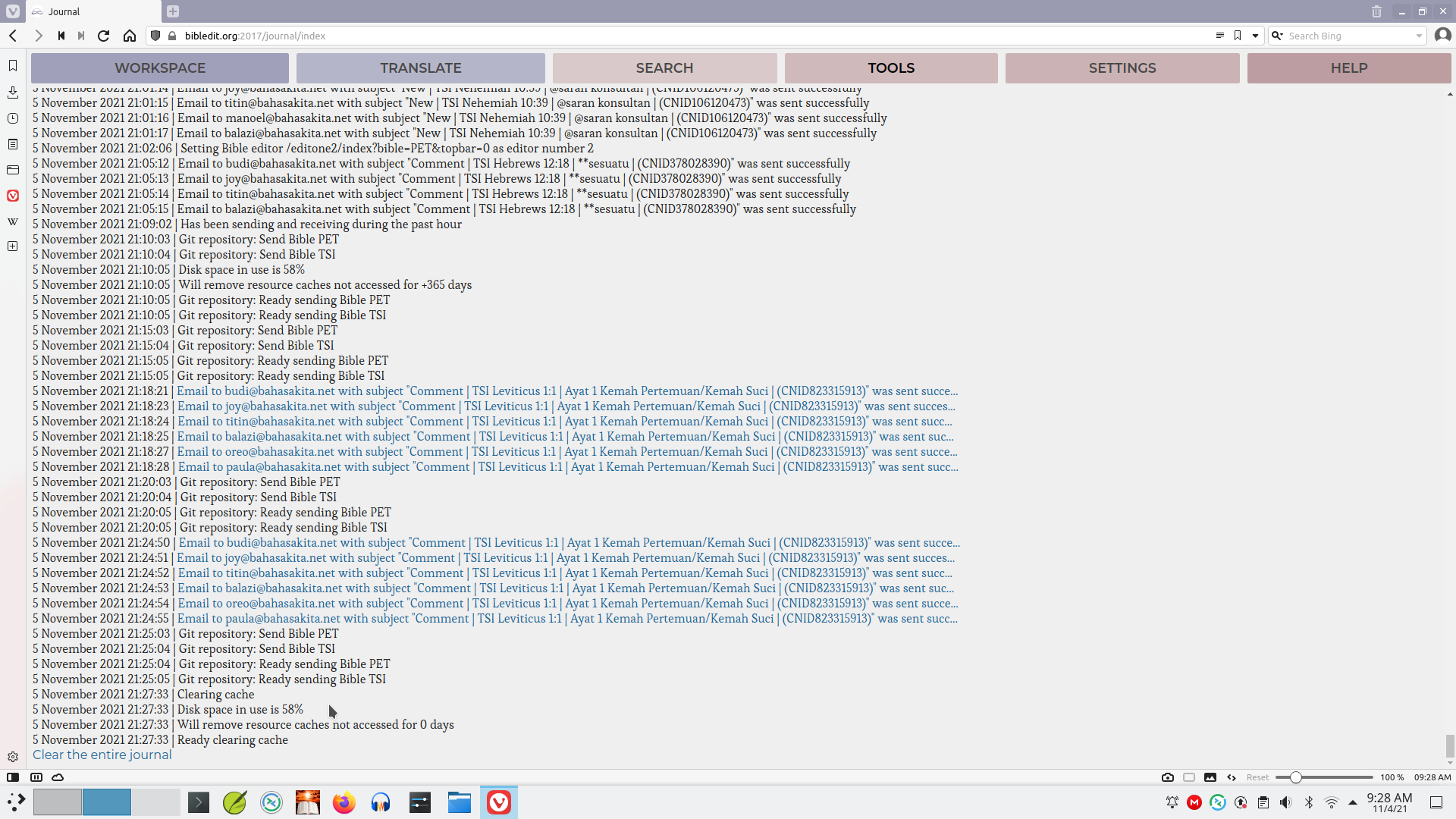 Bibledit client does not display Byzantine USFM resource · Issue #695 · bibledit/cloud · GitHub