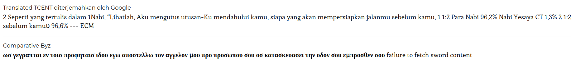 Comparative Byzantine to Eclectic text · Issue #835 · bibledit/cloud · GitHub